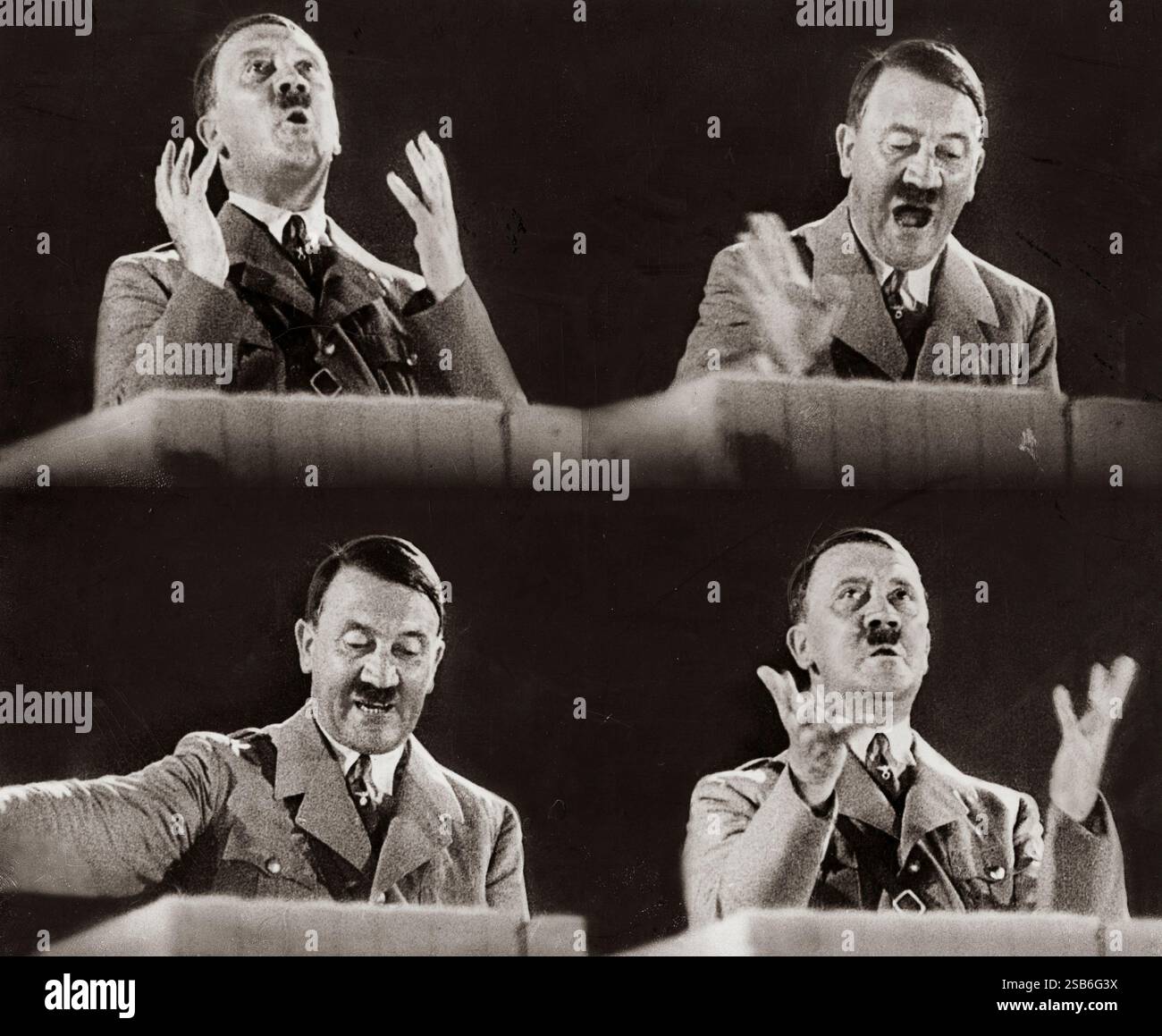 Adolf Hitler wearing Nazi uniform Stock Photo - Alamy