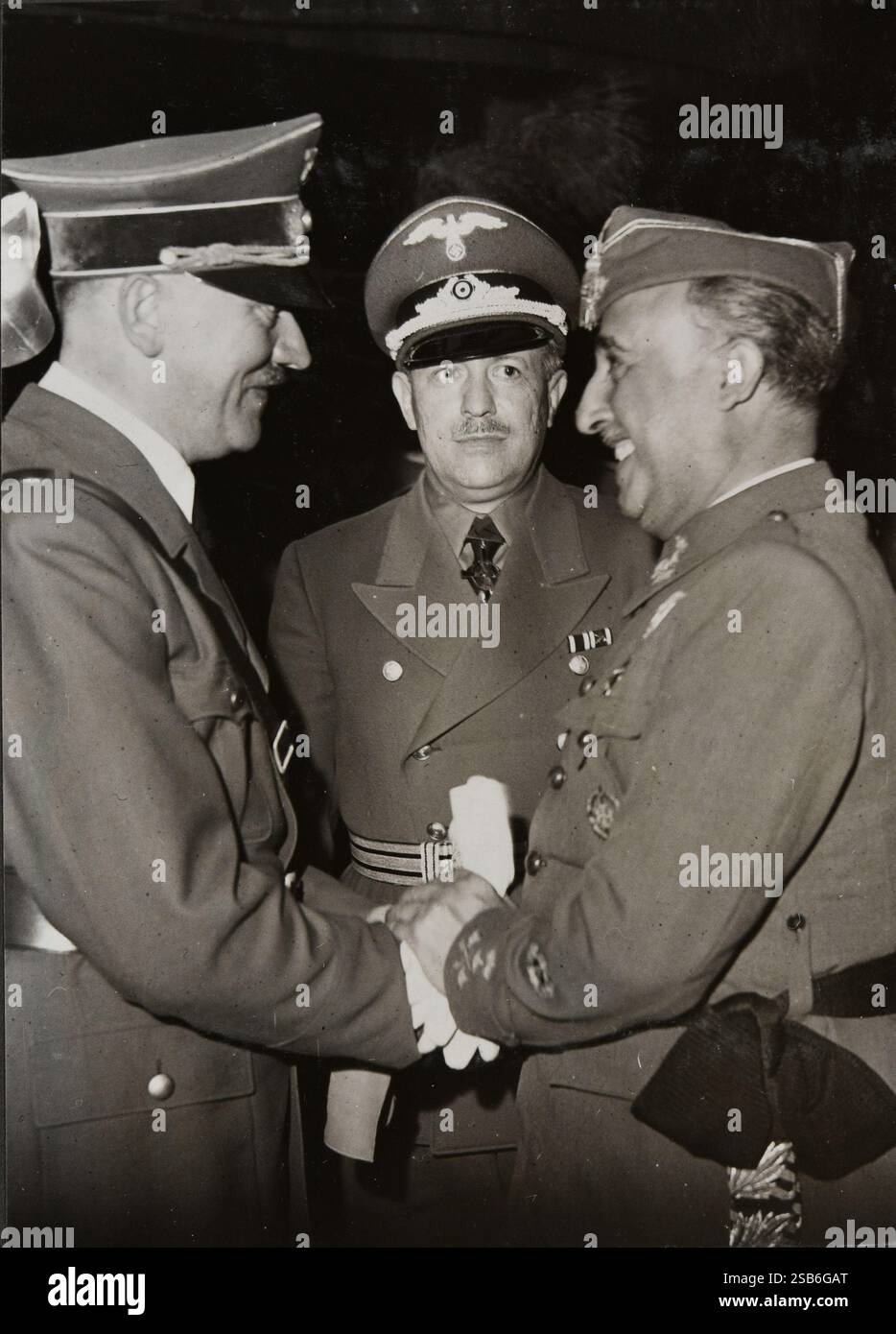 Nazi Adolf Hitler and Italy's Benito Mussolini Stock Photo - Alamy