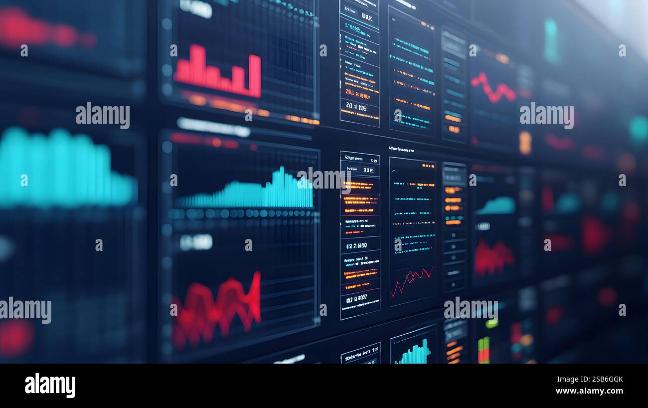 Sleek and Sophisticated Digital Dashboard Displaying Cargo Metrics ...