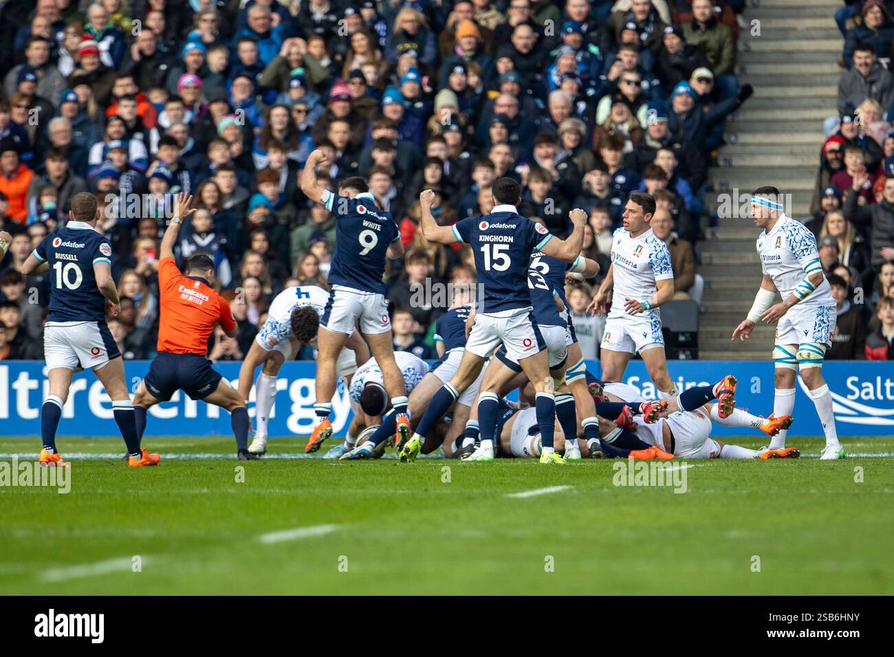 1st February 2025; Murrayfield Stadium, Edinburgh, Scotland: Six ...