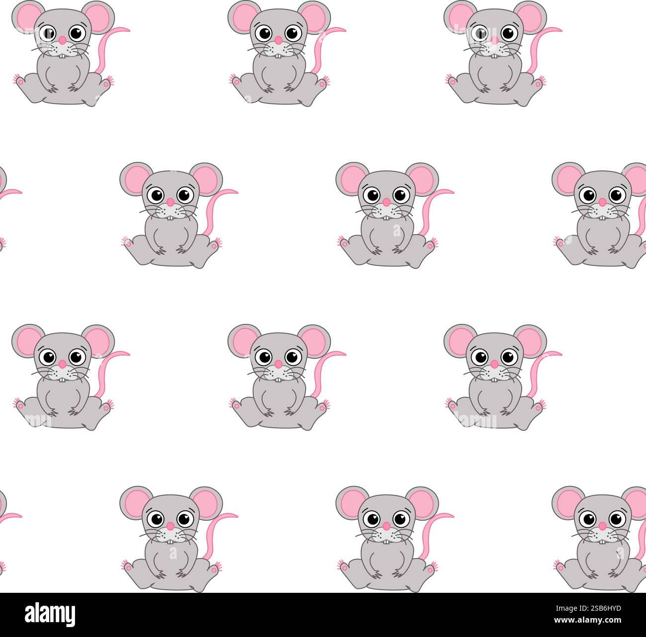 rat mouse seamless pattern vector cartoon graphic line isolated tile ...