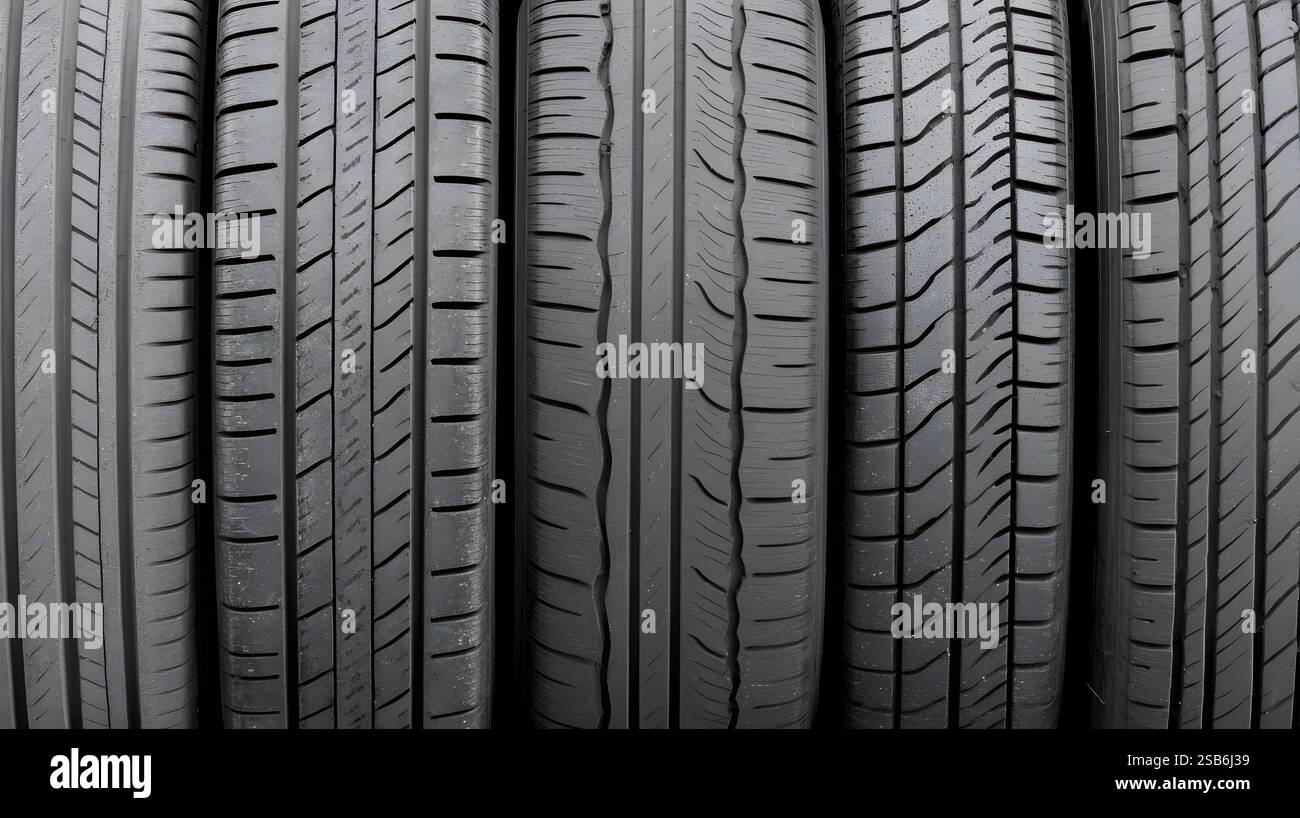 of uneven tire wear patterns and their causes,such as alignment issues ...