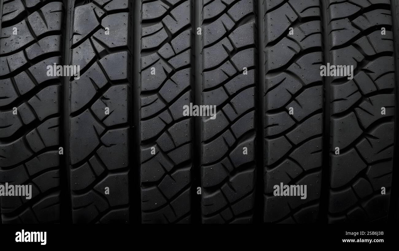 Detailed showcasing various uneven tire wear patterns and their ...