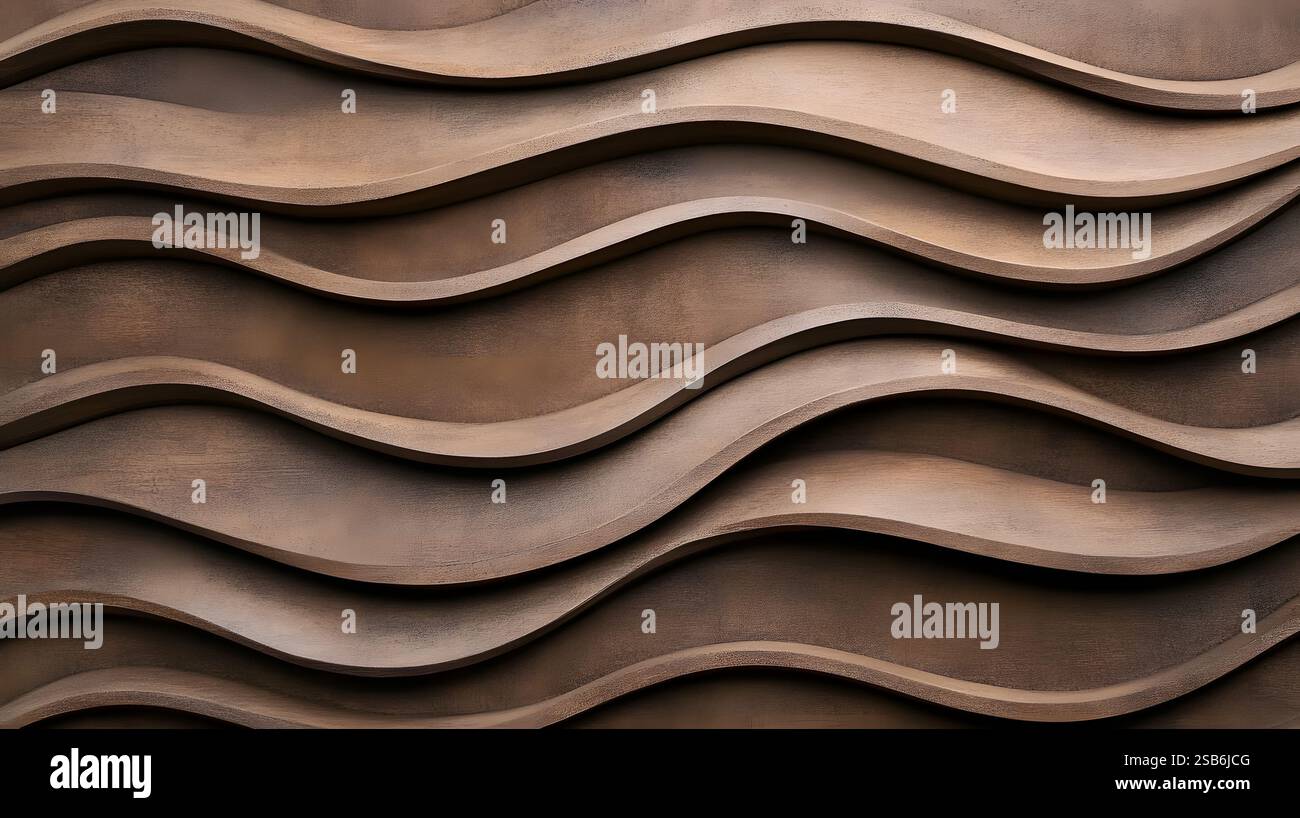 Undulating waves of intersecting curved lines forming a fluid,organic ...