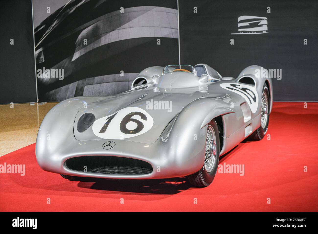Stuttgart, Germany. 01st Feb, 2025. A rare "Silver Arrow" racing car ...