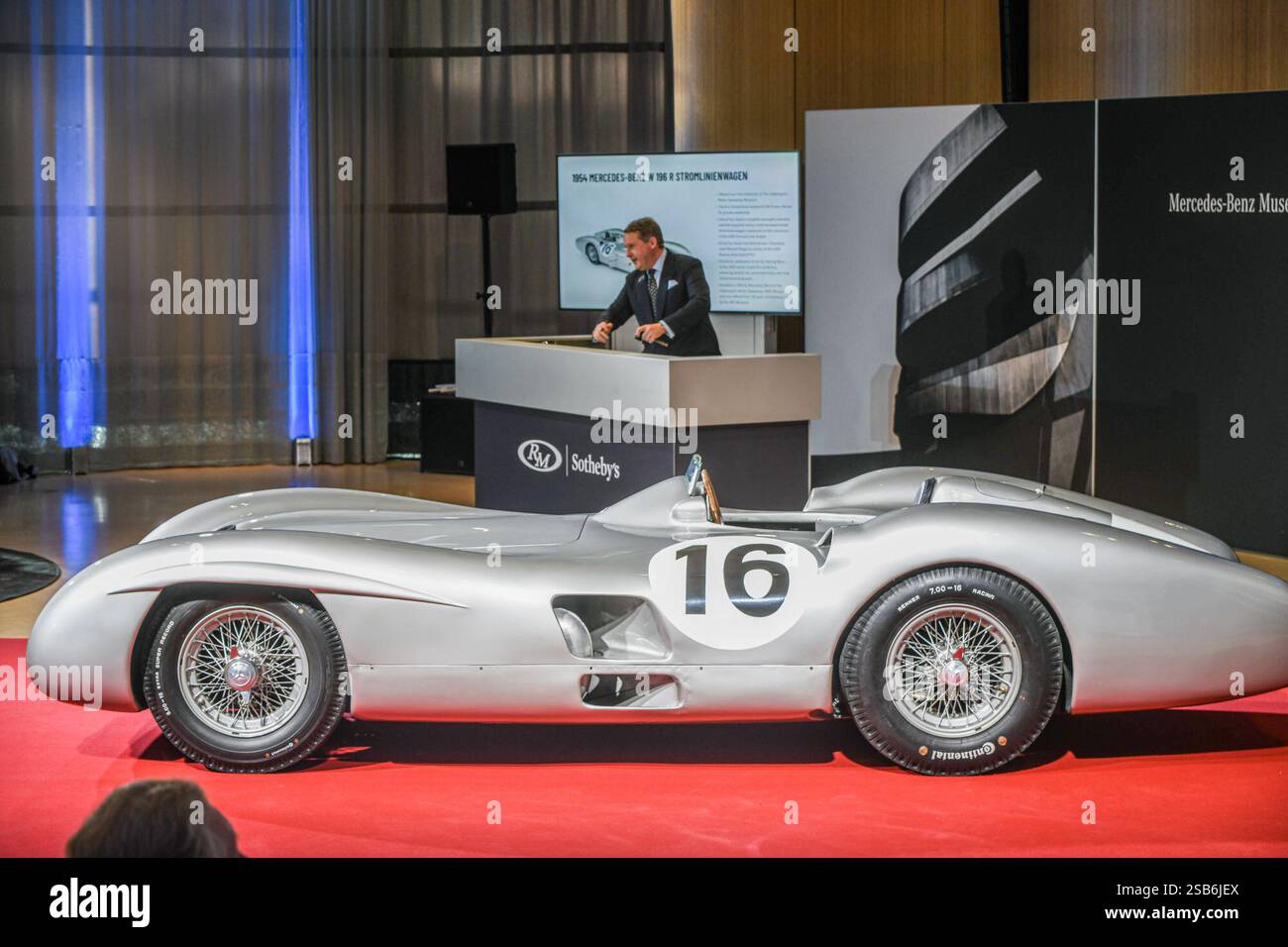 Stuttgart, Germany. 01st Feb, 2025. A rare "Silver Arrow" racing car ...