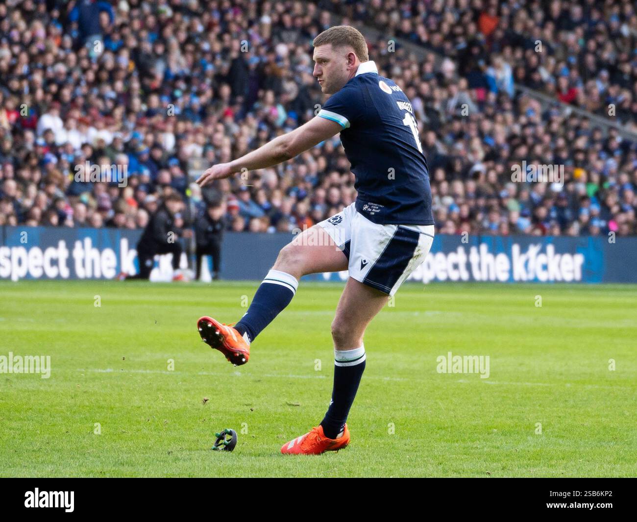 Finn Russell kicks Huw Jones' try in the Scotland vs Italy 6 Nations ...