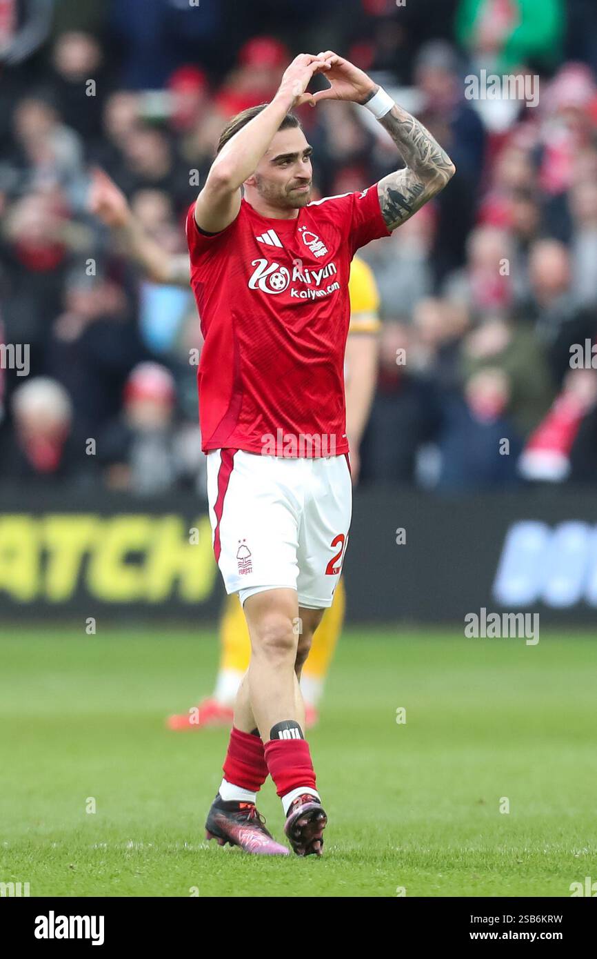 Nottingham, UK. 01st Feb, 2025. Nottingham Forest forward Jota Silva ...