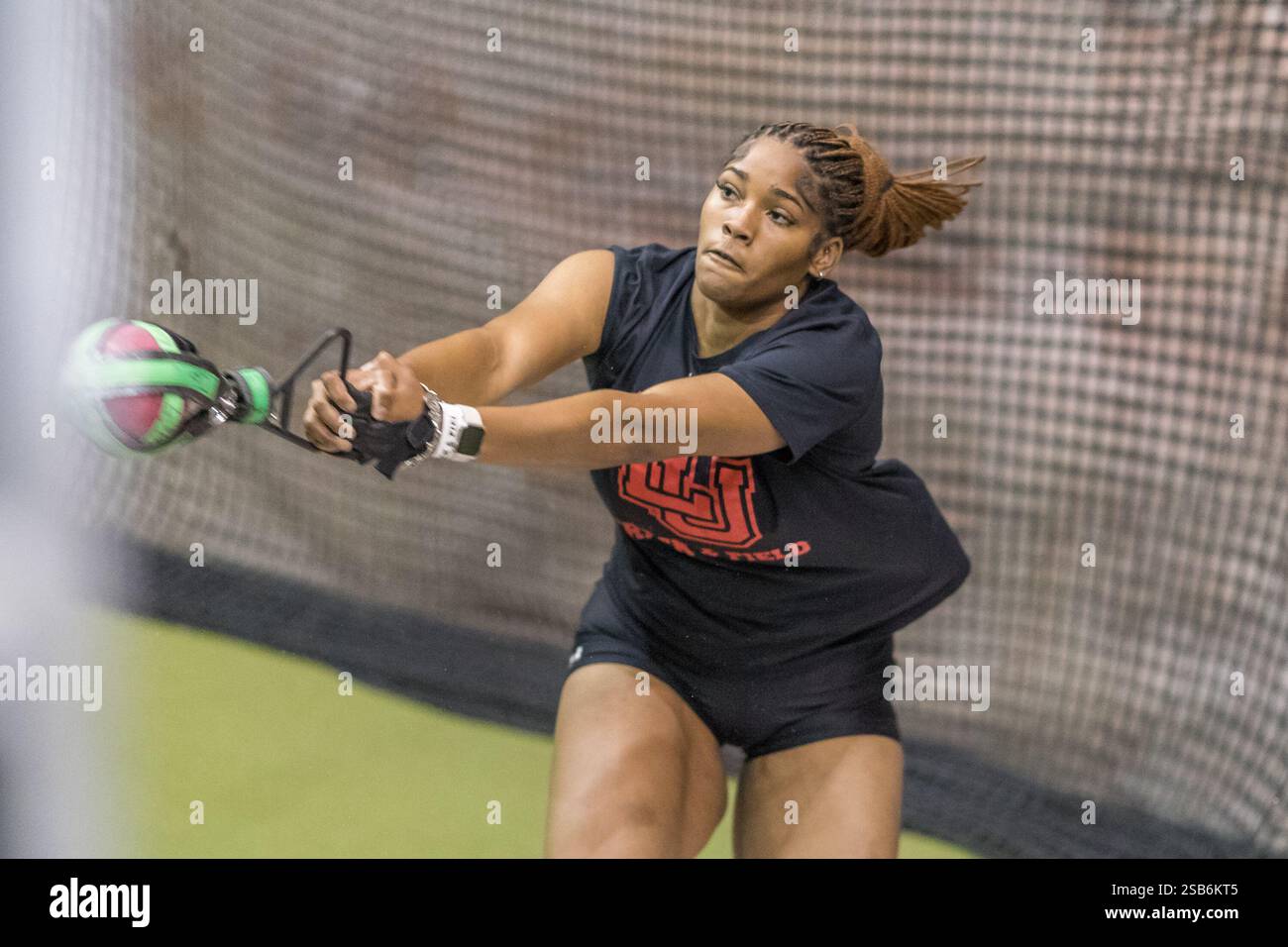 Houston, Texas, USA. 31st Jan, 2025. Lamar Cardinals Kyndall Drones ...