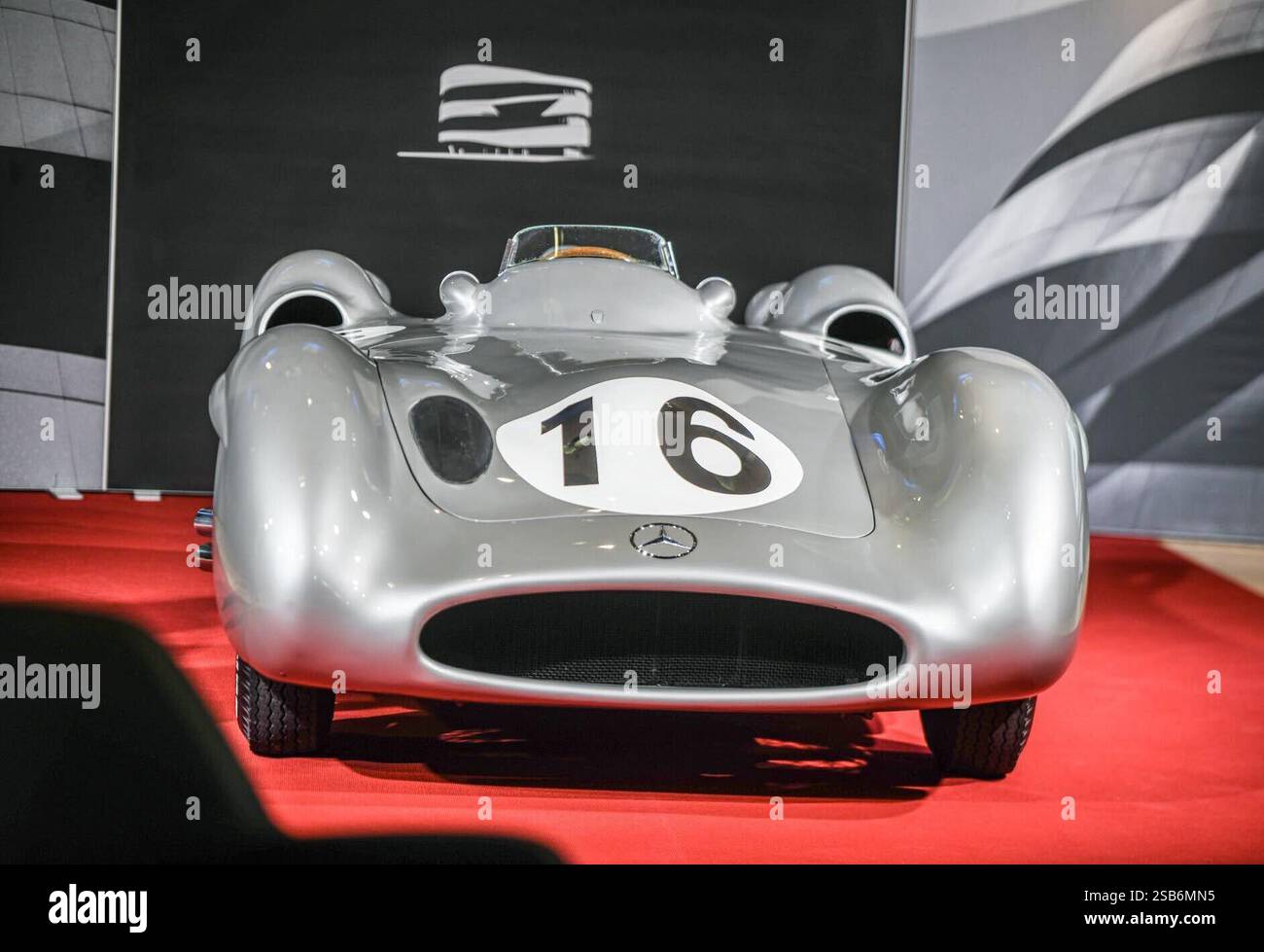 Stuttgart, Germany. 01st Feb, 2025. A rare "Silver Arrow" racing car ...