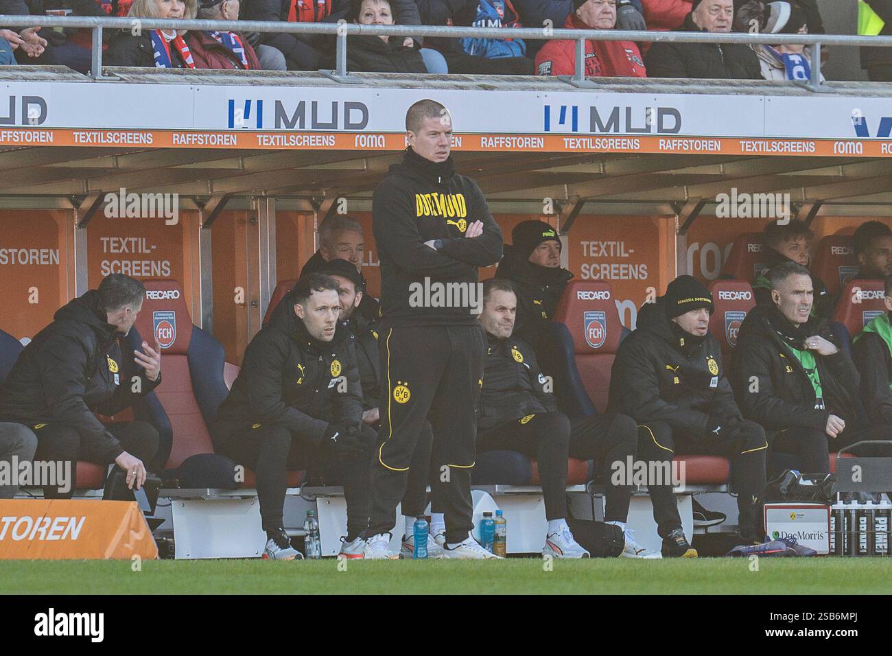 Heidenheim, Deutschland. 01st Feb, 2025. 01.02.2025, 1. FC Heidenheim vs. Borussia Dortmund, 1 ...