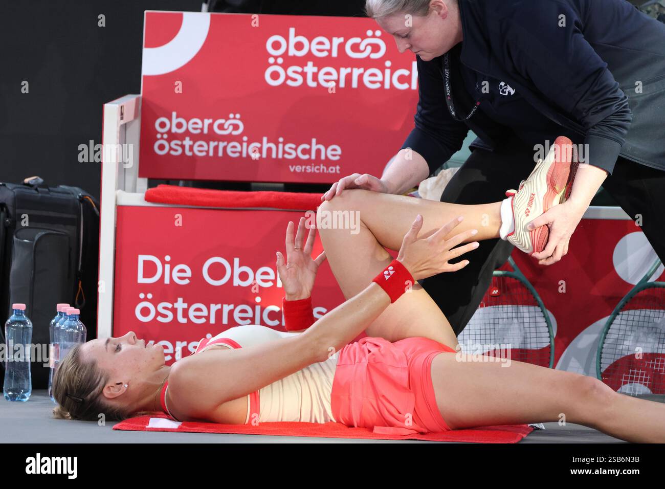 Linz, Austria. 01st Feb, 2025. LINZ, AUSTRIA - FEBRUARY 1: Dayana Yastremska of Ukraine takes a ...