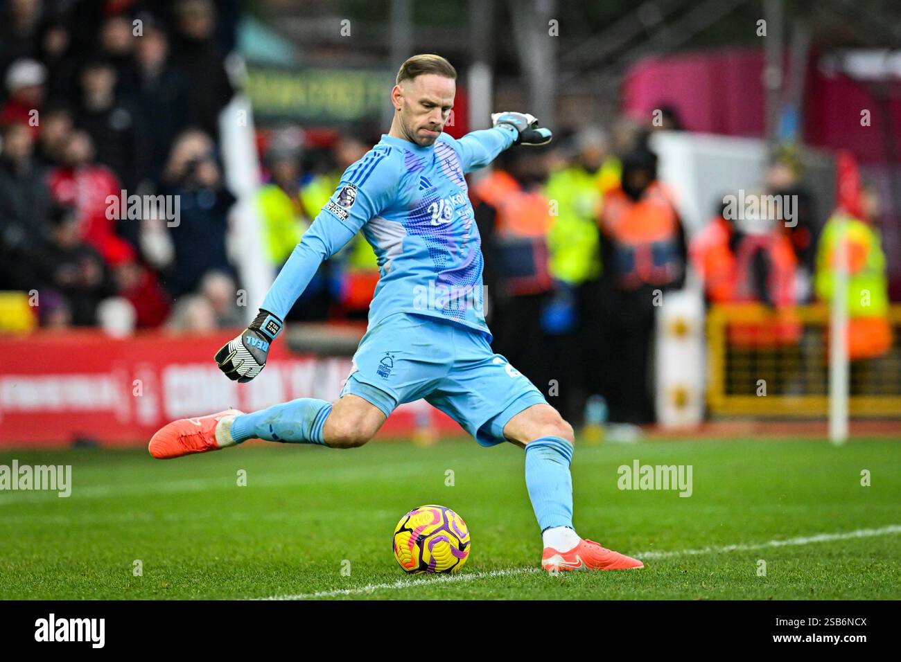 The City Ground, Nottingham, UK. 1st Feb, 2025. Premier League Football ...