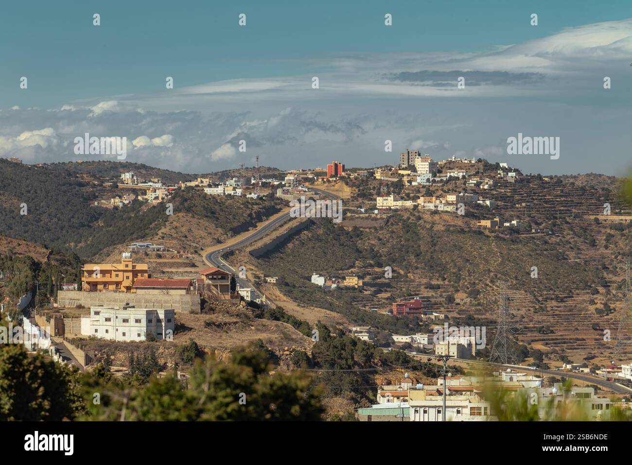 Scenic Overlook of Abha, Saudi Arabia Stock Photo - Alamy