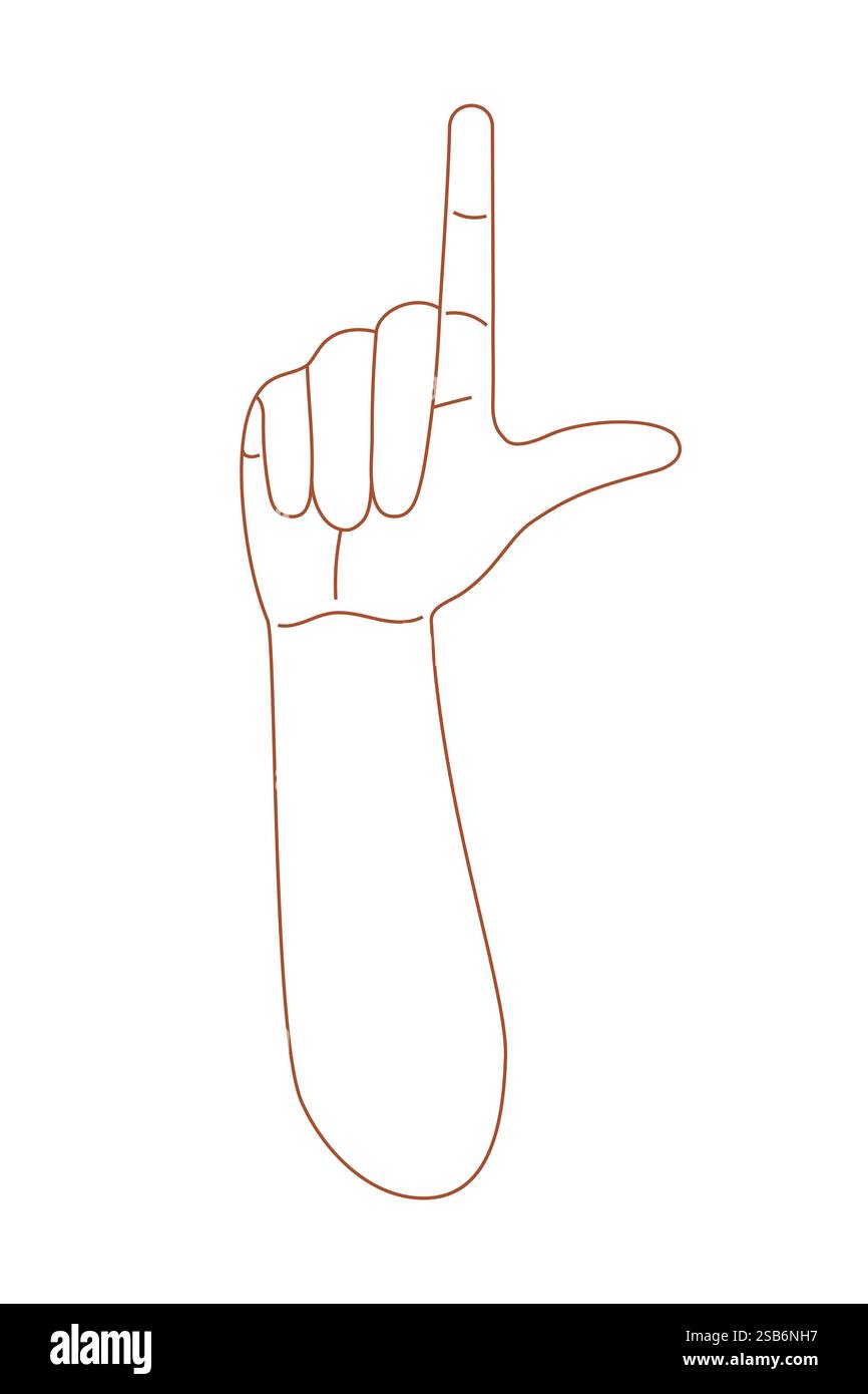 Hand index finger touching Stock Vector Images - Alamy