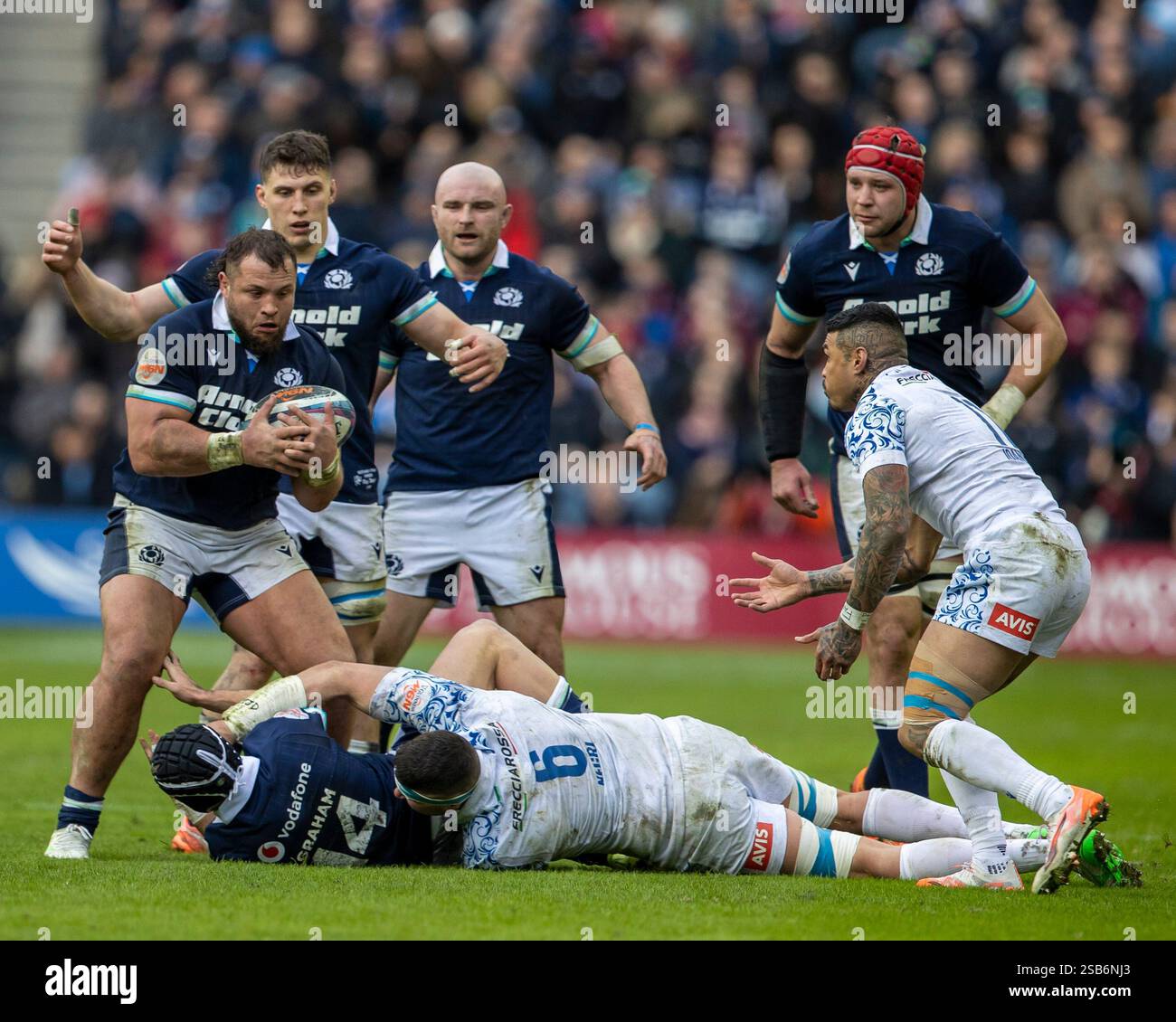 1st February 2025; Murrayfield Stadium, Edinburgh, Scotland: Six ...