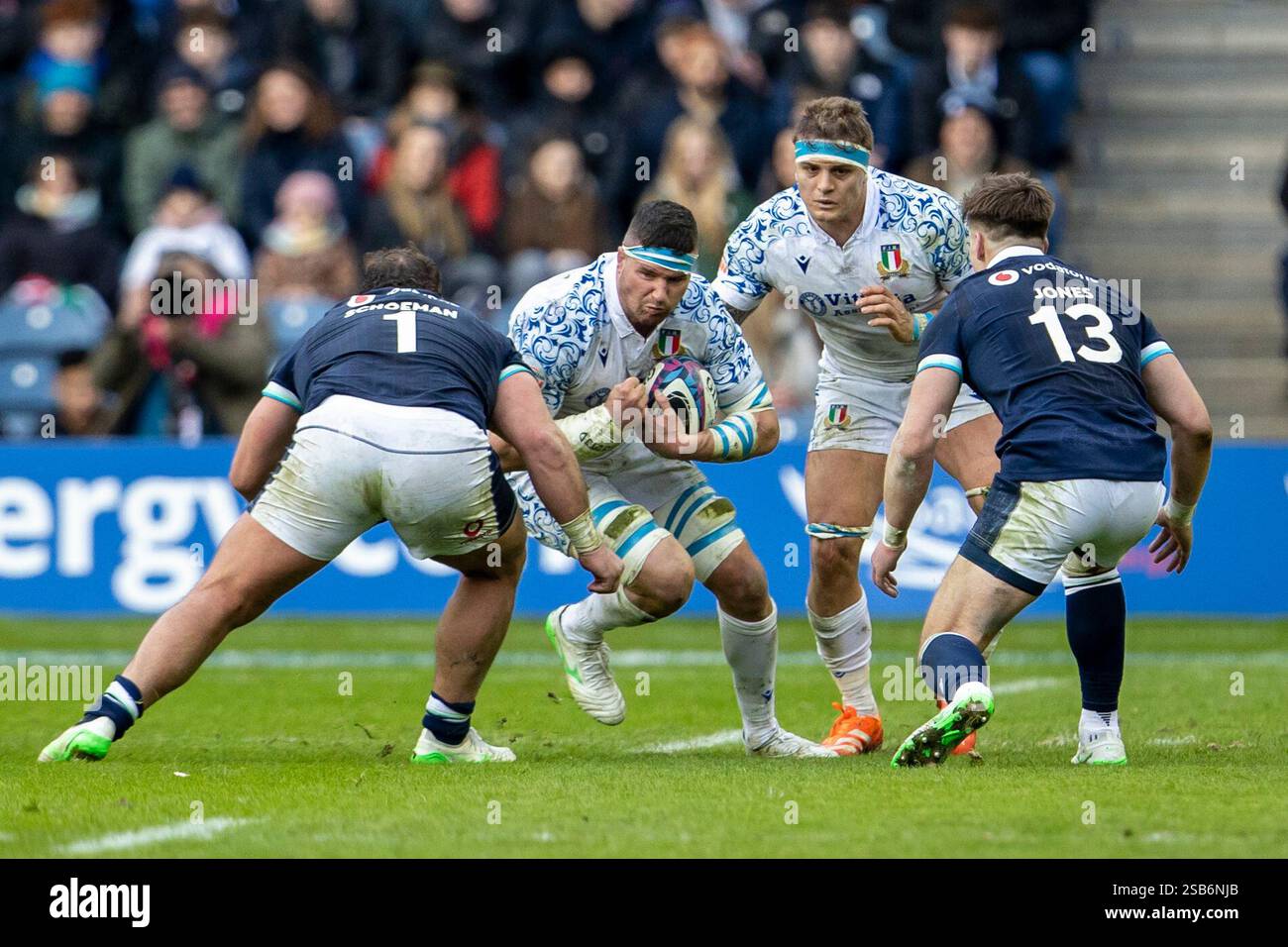 1st February 2025; Murrayfield Stadium, Edinburgh, Scotland: Six ...