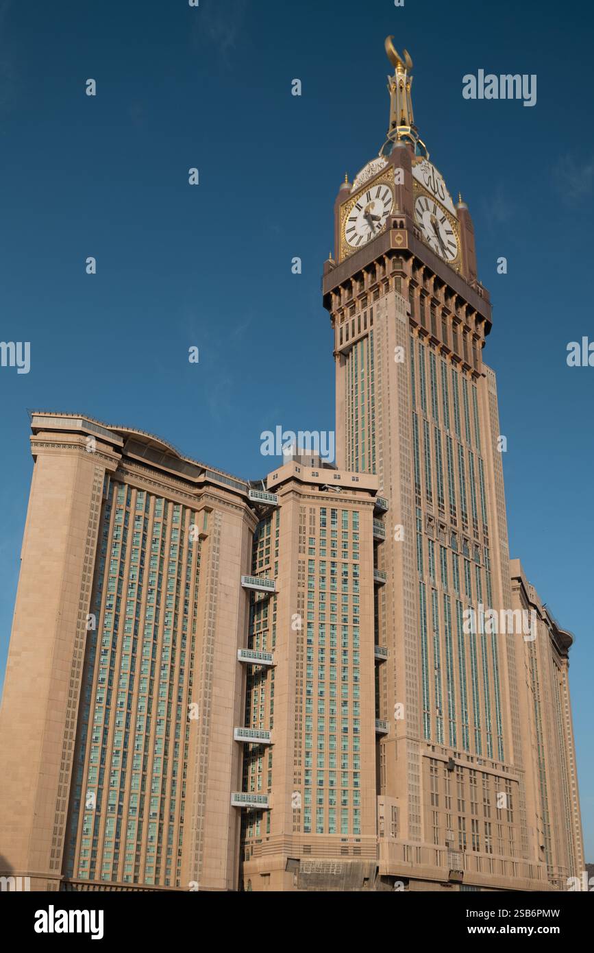 Abraj Al Bait Clock Tower in Mecca, Saudi Arabia Iconic Islamic Landmark Stock Photo - Alamy