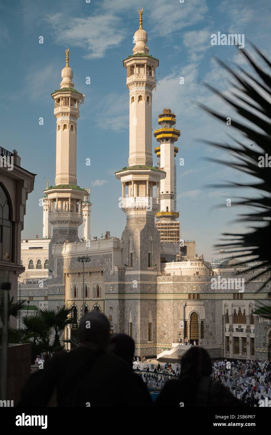 Minarets of Masjid al-Haram in Mecca, Saudi Arabia Sacred Islamic ...