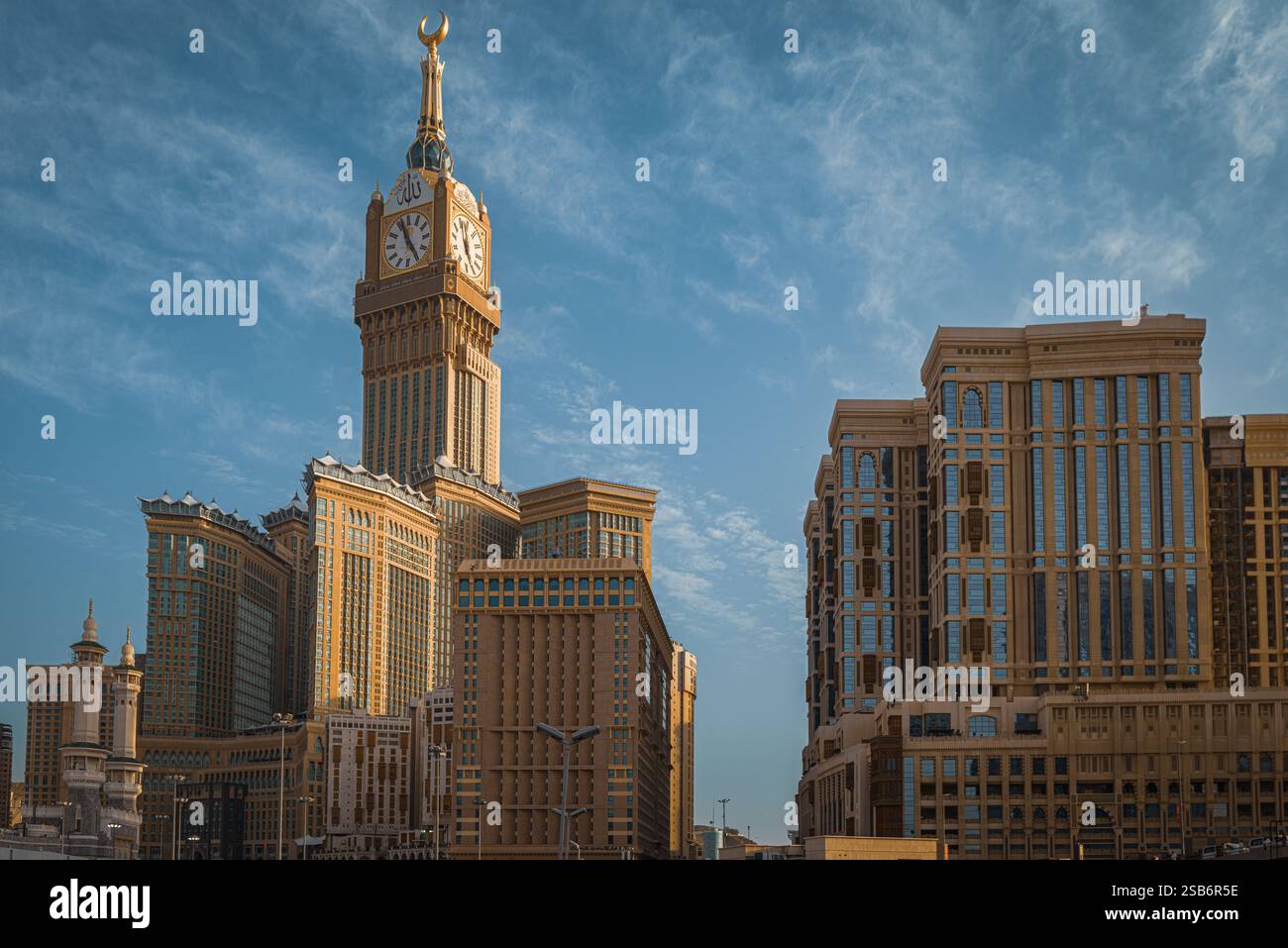 Abraj Al Bait Clock Tower in Mecca, Saudi Arabia Iconic Islamic ...