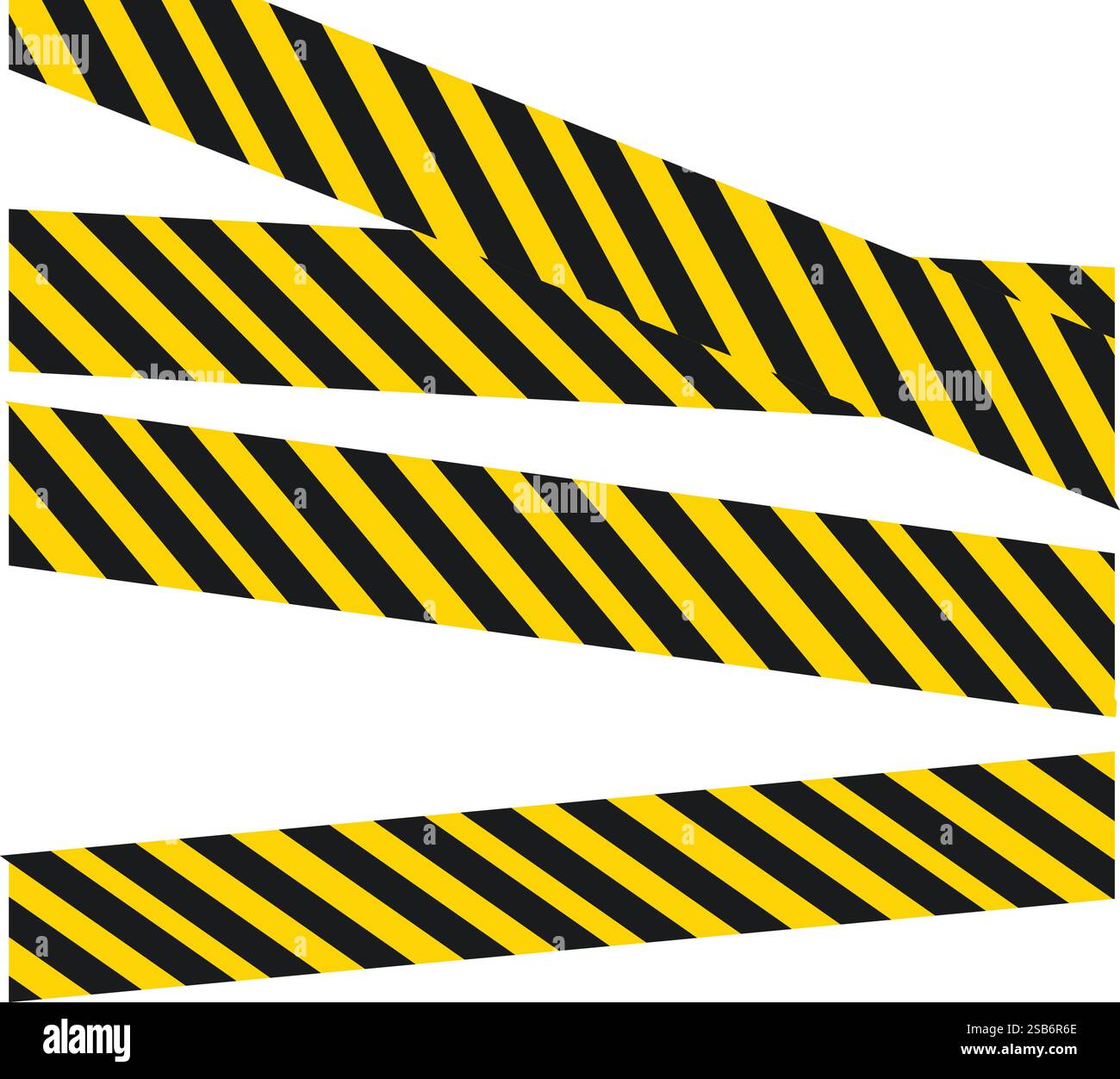 Warning tape yellow Warning Tape Stock Vector Image & Art - Alamy