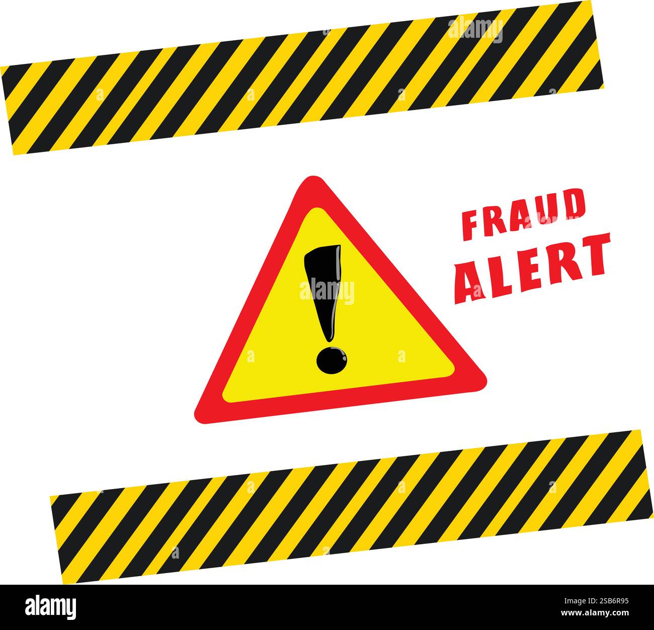 Fraud Scam Alert Warning Stock Vector Image & Art - Alamy