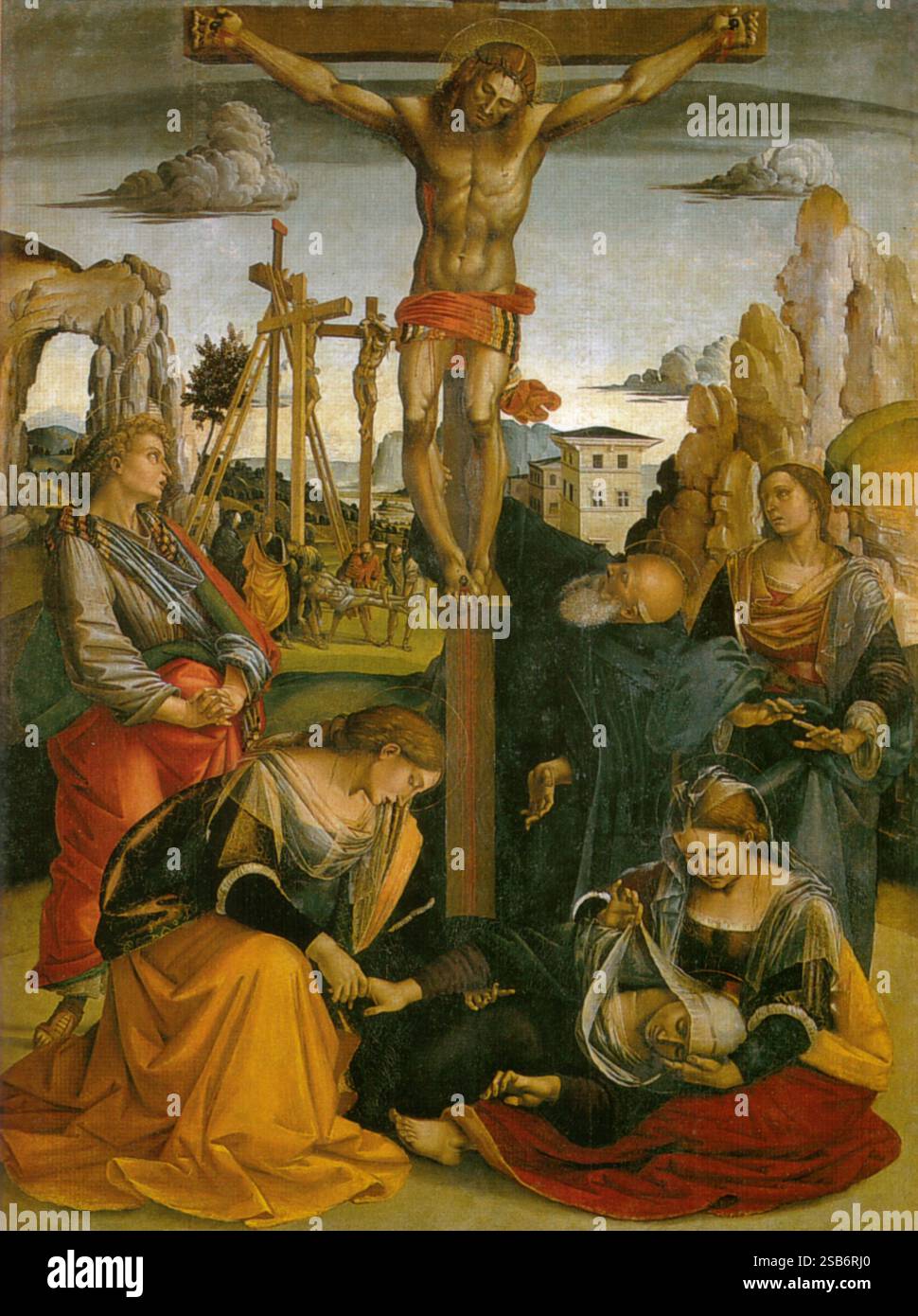 Luca Signorelli - The Crucifixion Standard (Italian - Stendardo della ...