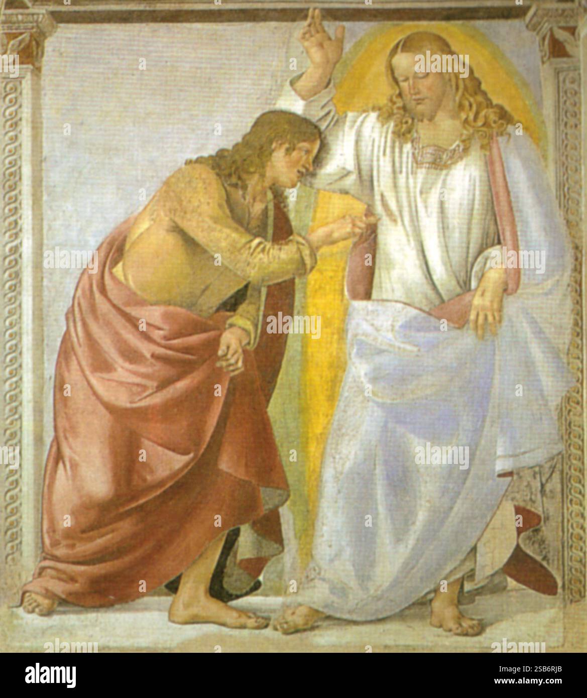 Luca signorelli, loreto, sagrestia della cura, incredulità di san ...