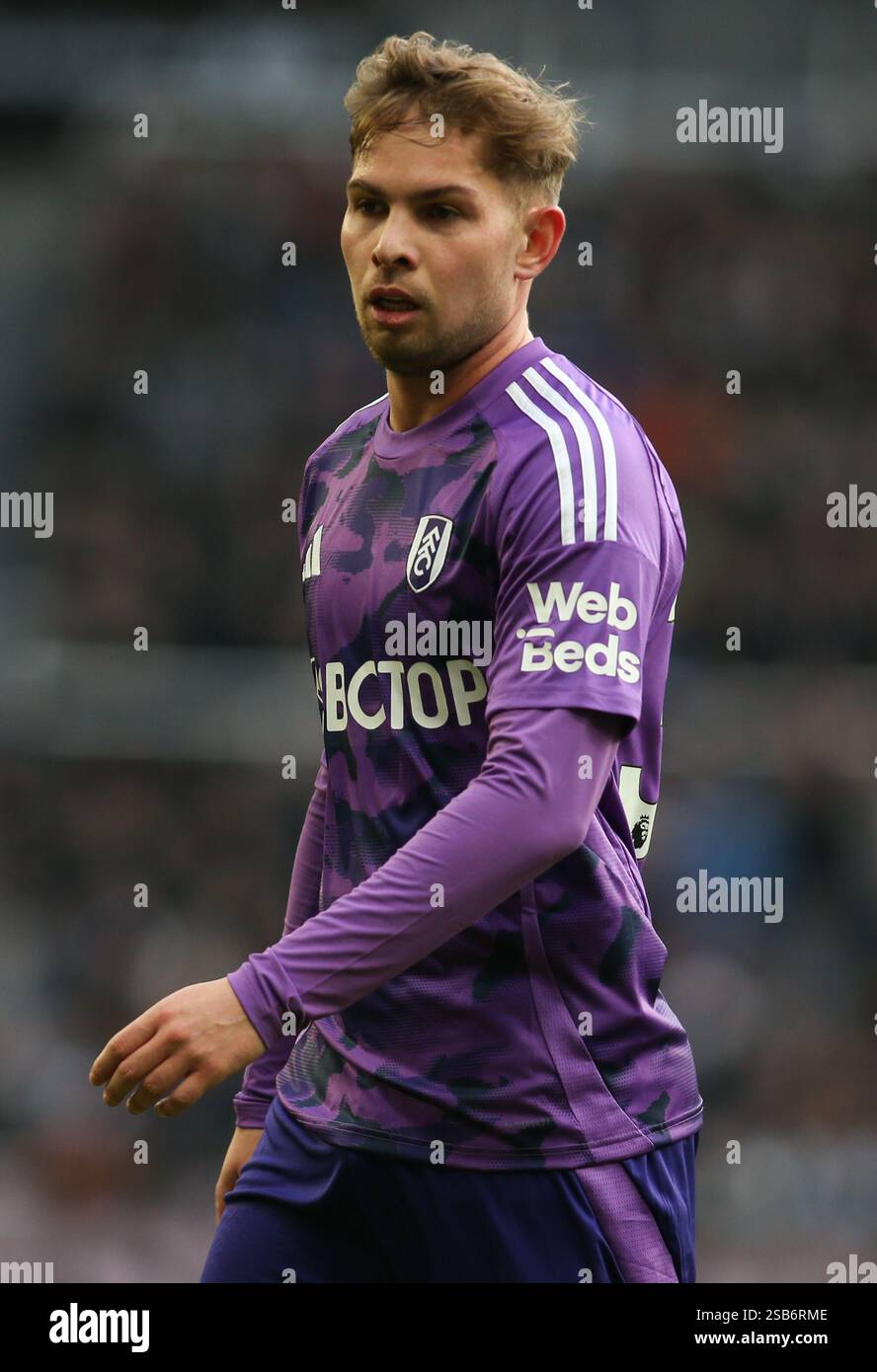 Fulham's Emile Smith Rowe during the Premier League match between ...