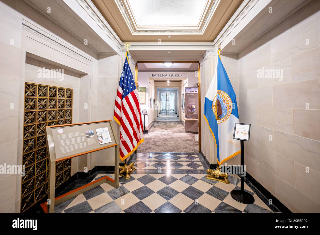 WASHINGTON, DC, United States — The U.S. Department of Interior Museum ...