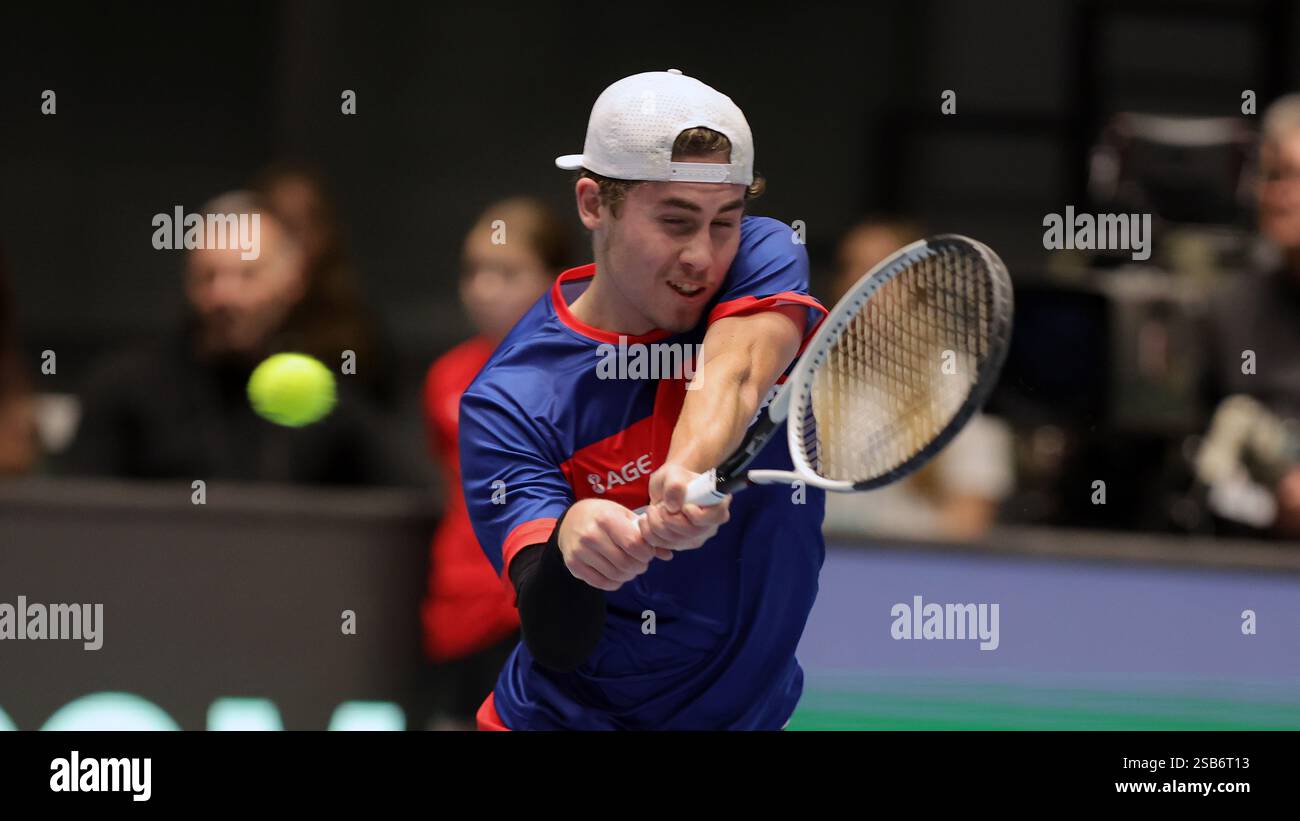 Ostrava, Czech Republic. 01st Feb, 2025. Davis Cup qualification ...