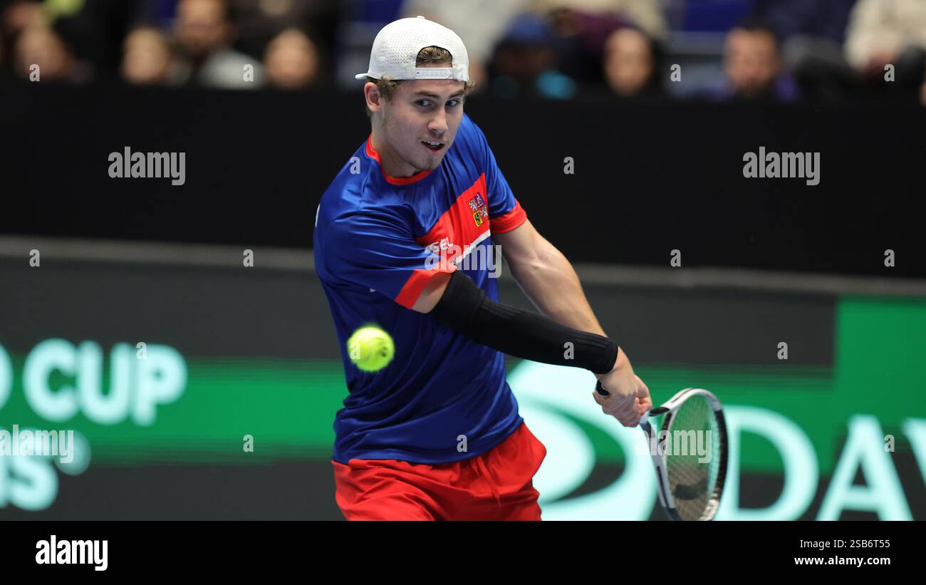 Ostrava, Czech Republic. 01st Feb, 2025. Davis Cup qualification ...