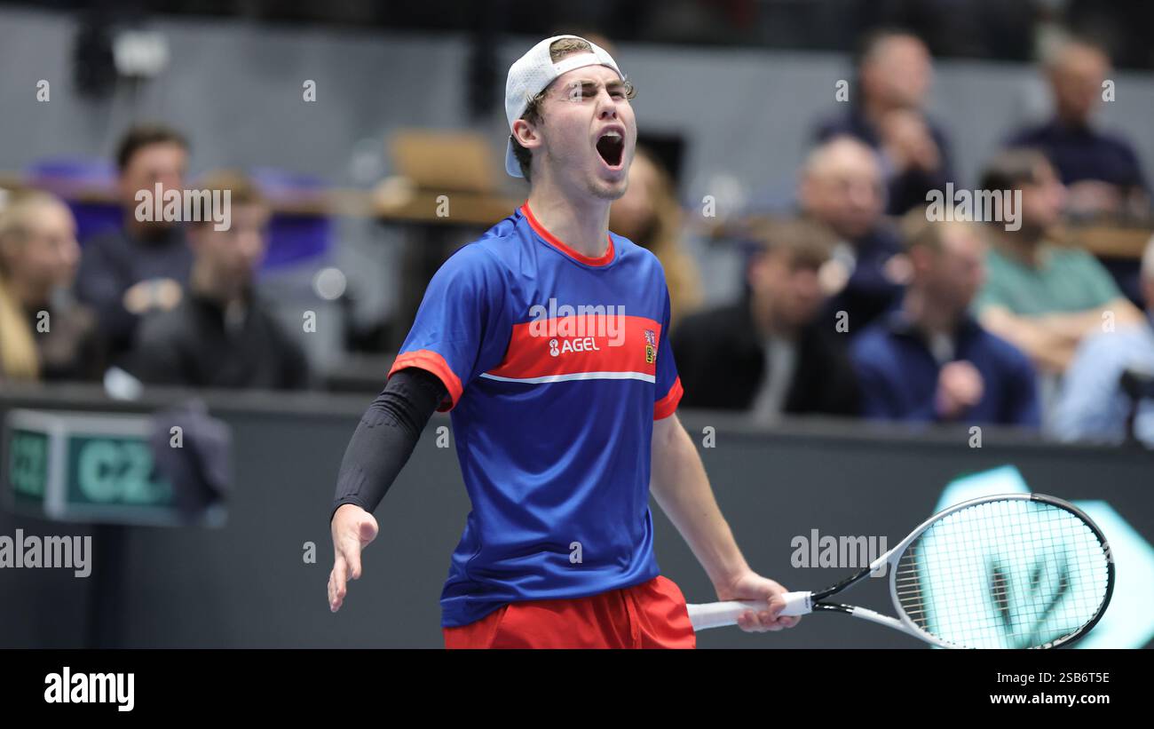 Ostrava, Czech Republic. 01st Feb, 2025. Davis Cup qualification ...