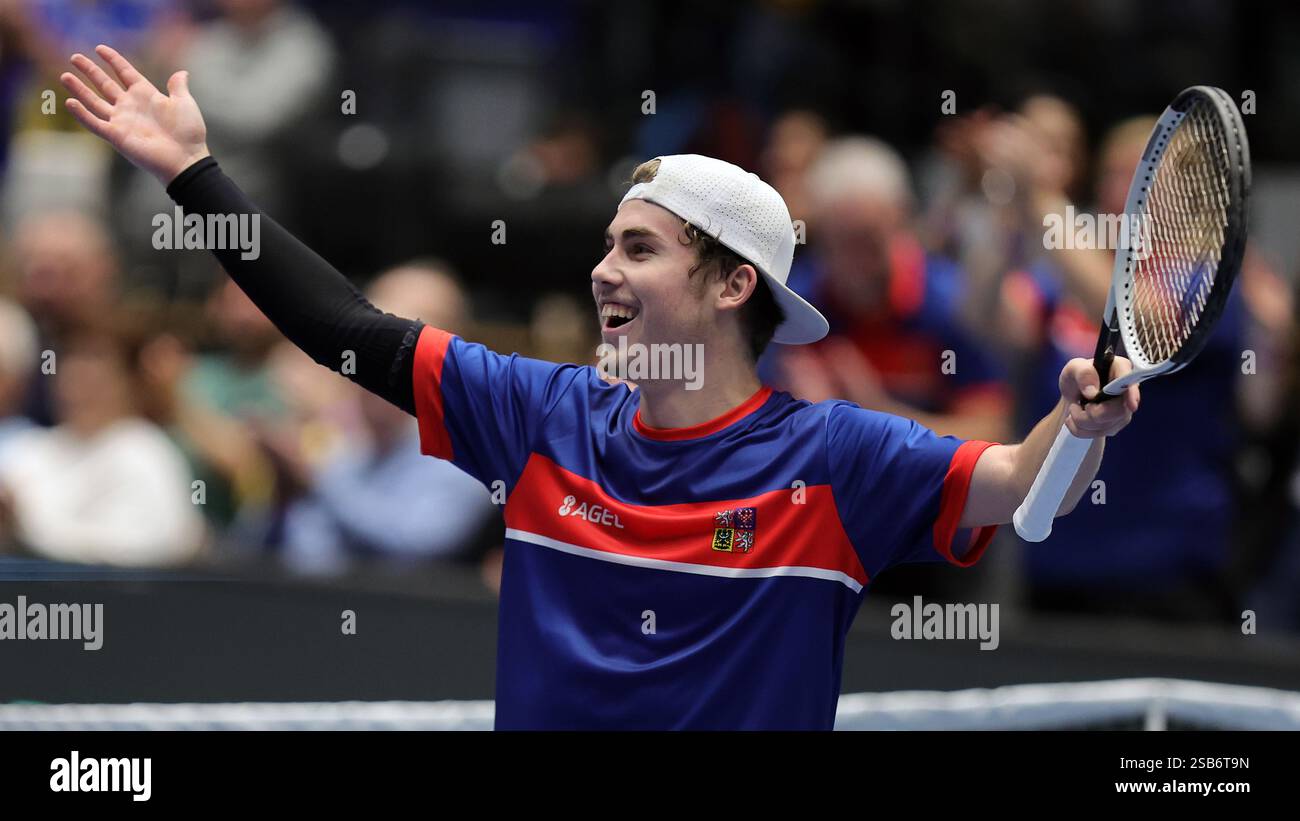 Ostrava, Czech Republic. 01st Feb, 2025. Davis Cup qualification ...