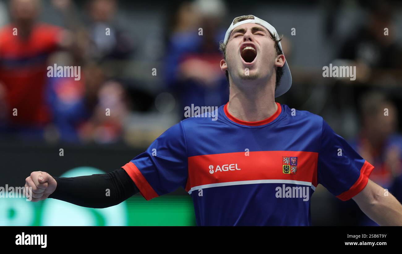Ostrava, Czech Republic. 01st Feb, 2025. Davis Cup qualification ...