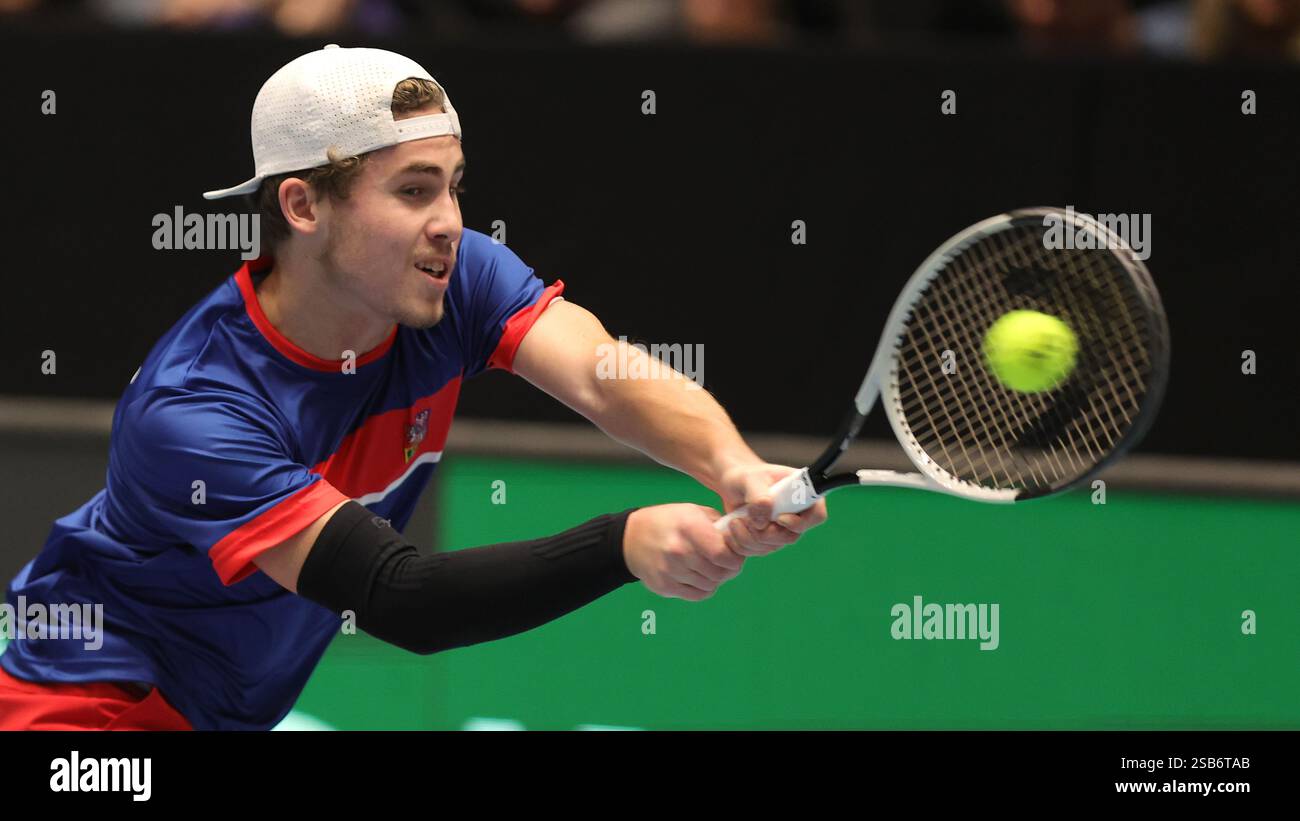 Ostrava, Czech Republic. 01st Feb, 2025. Davis Cup qualification ...