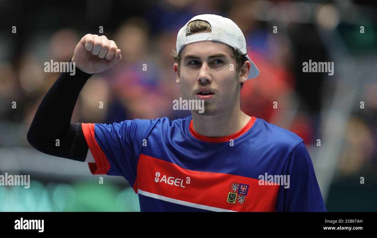 Ostrava, Czech Republic. 01st Feb, 2025. Davis Cup qualification ...