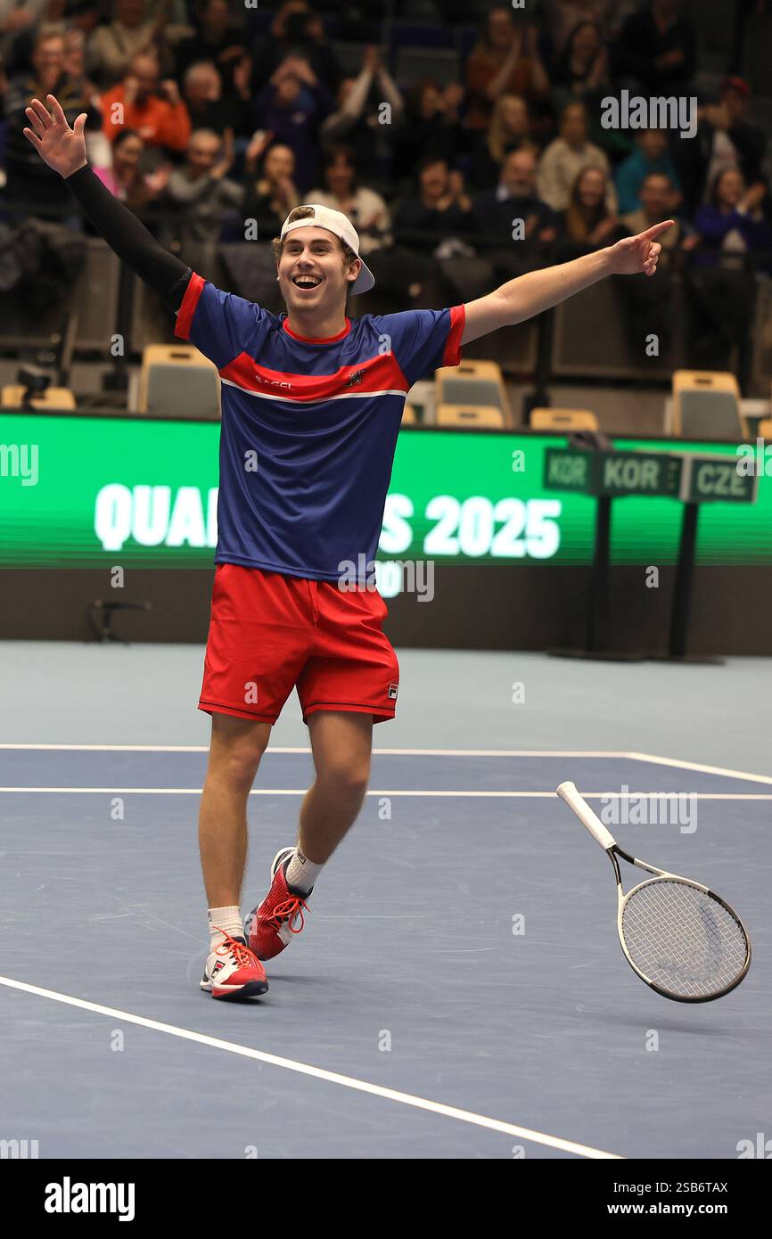 Ostrava, Czech Republic. 01st Feb, 2025. Davis Cup qualification ...