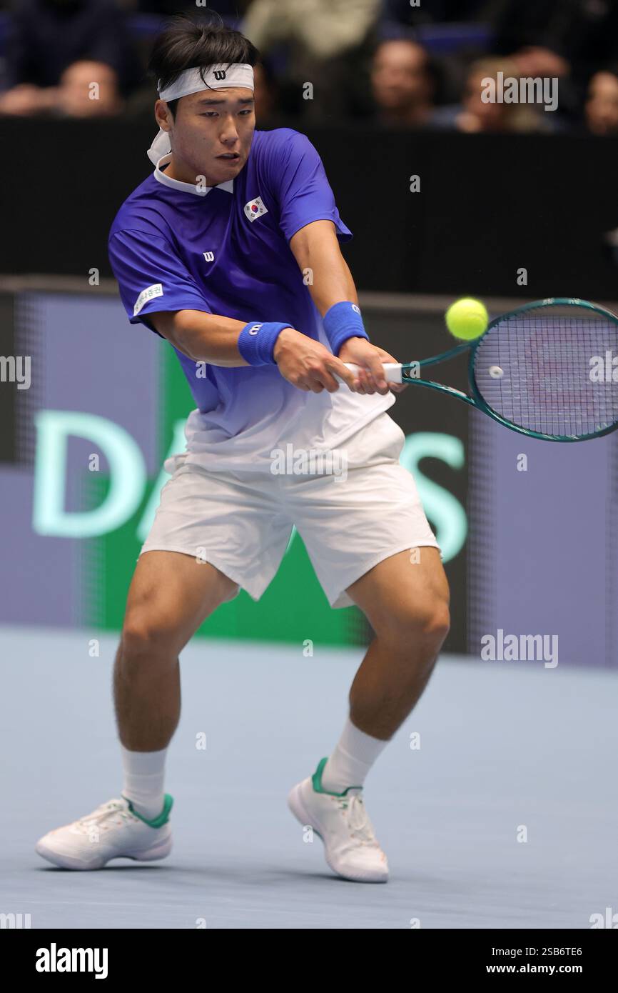 Ostrava, Czech Republic. 01st Feb, 2025. Davis Cup qualification ...