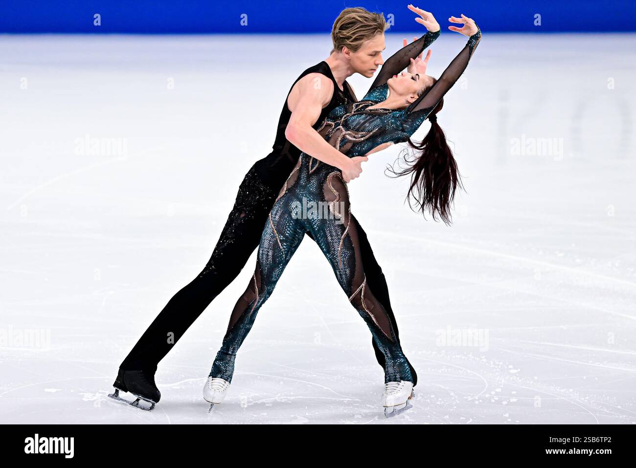 Diana DAVIS & Gleb SMOLKIN (GEO), during Ice Dance Free Dance, at the ...