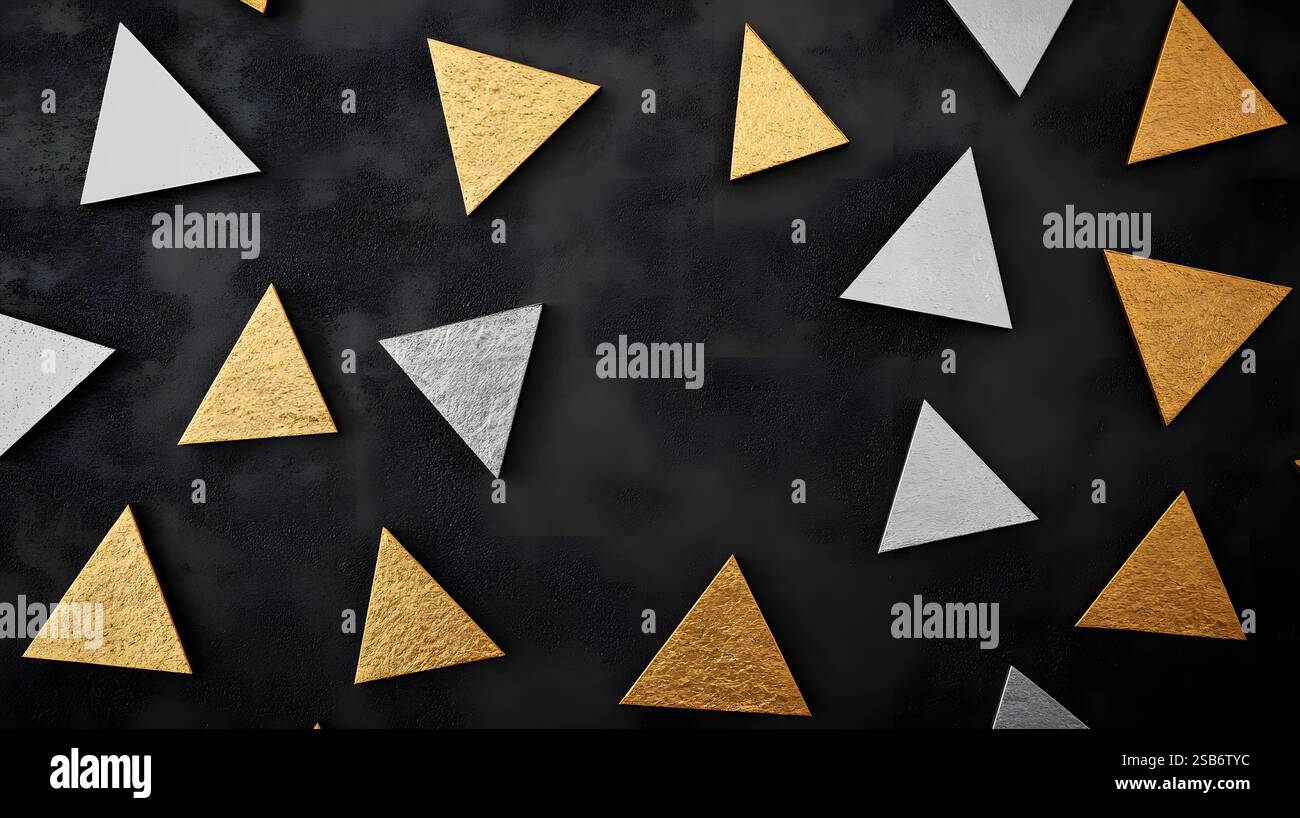 Striking minimalist design featuring a scattered arrangement of ...