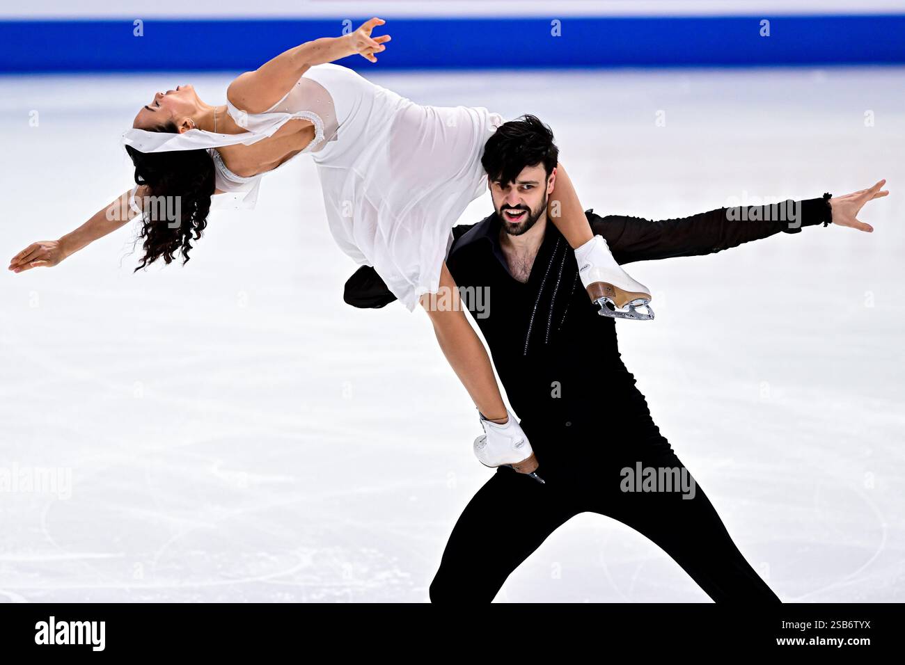 Tallinn, Estonia. 1st Feb 2025. Jennifer JANSE van RENSBURG & Benjamin ...