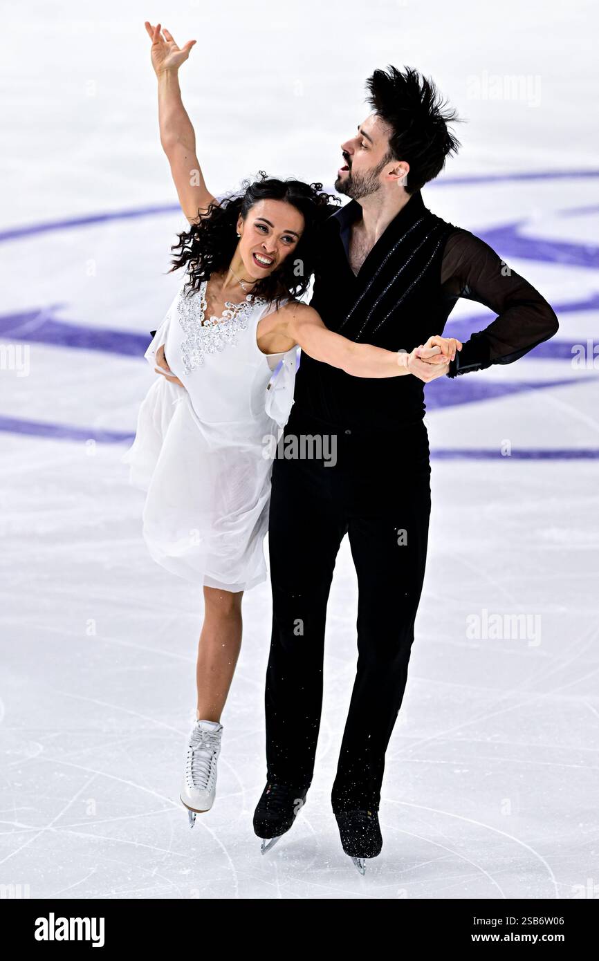 Tallinn, Estonia. 1st Feb 2025. Jennifer JANSE van RENSBURG & Benjamin ...