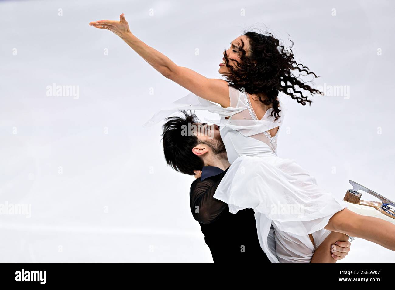 Tallinn, Estonia. 1st Feb 2025. Jennifer JANSE van RENSBURG & Benjamin ...