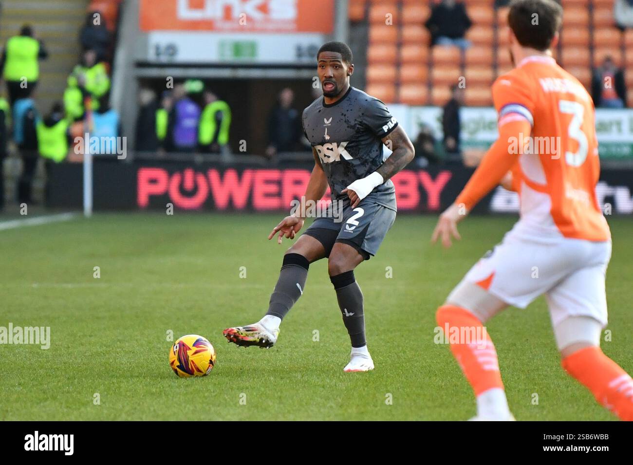 Blackpool, England. 1st Feb 2025. Kayne Ramsay during the Sky Bet EFL ...