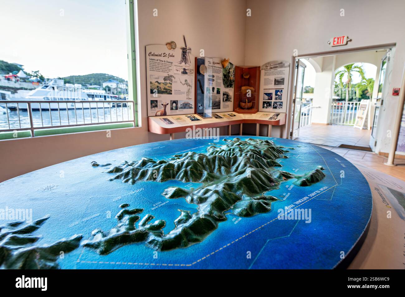 St john elevation model hi-res stock photography and images - Alamy