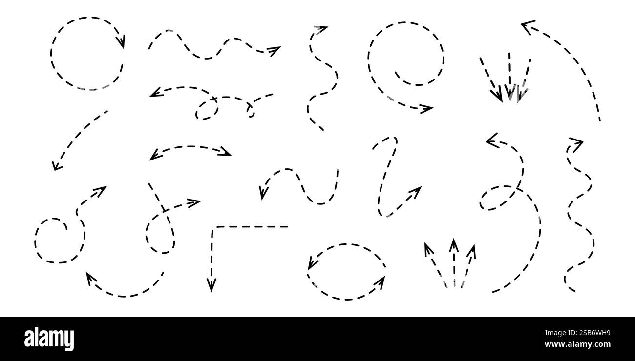 Set arrow icons, Collection different types of arrows sign. Black vector arrows fully editable ...