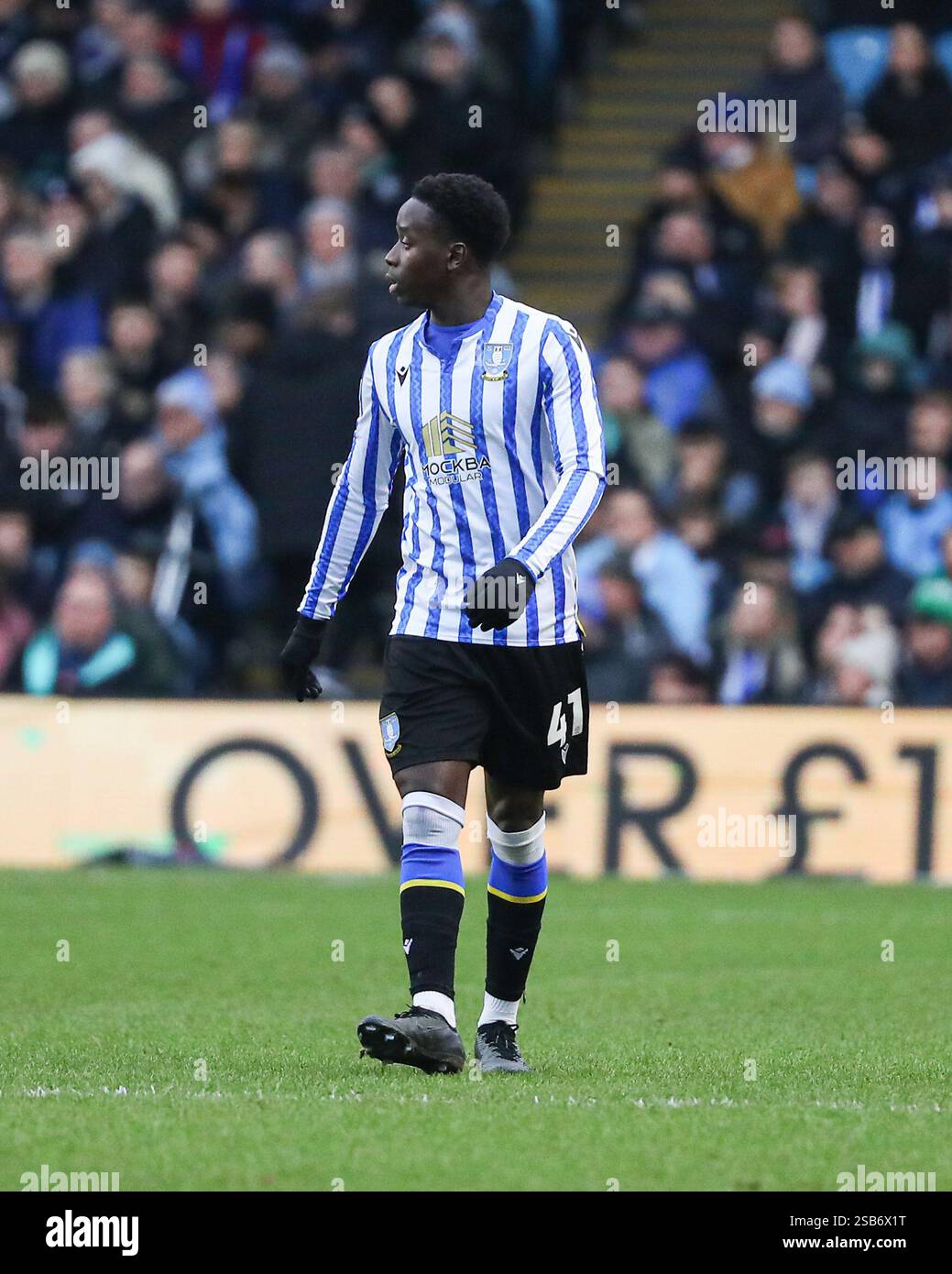 Djeidi Gassama of Sheffield Wednesday during the Sky Bet Championship ...