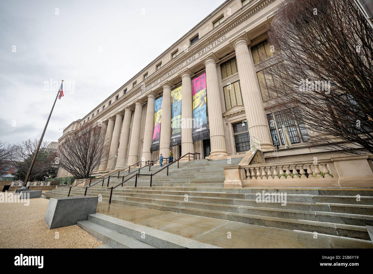 WASHINGTON DC — The Bureau of Engraving and Printing building, where US ...