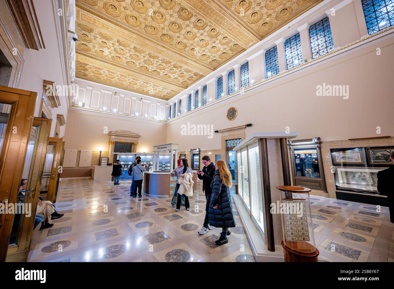 WASHINGTON DC — The interior of the Bureau of Engraving and Printing ...